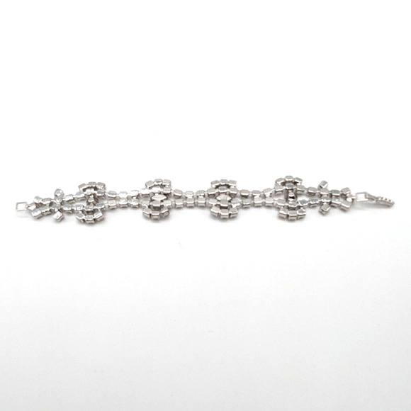 Kramer of NY | Jewelry | Signed Kramer Of Ny Vintage Silver Tone Clear ...